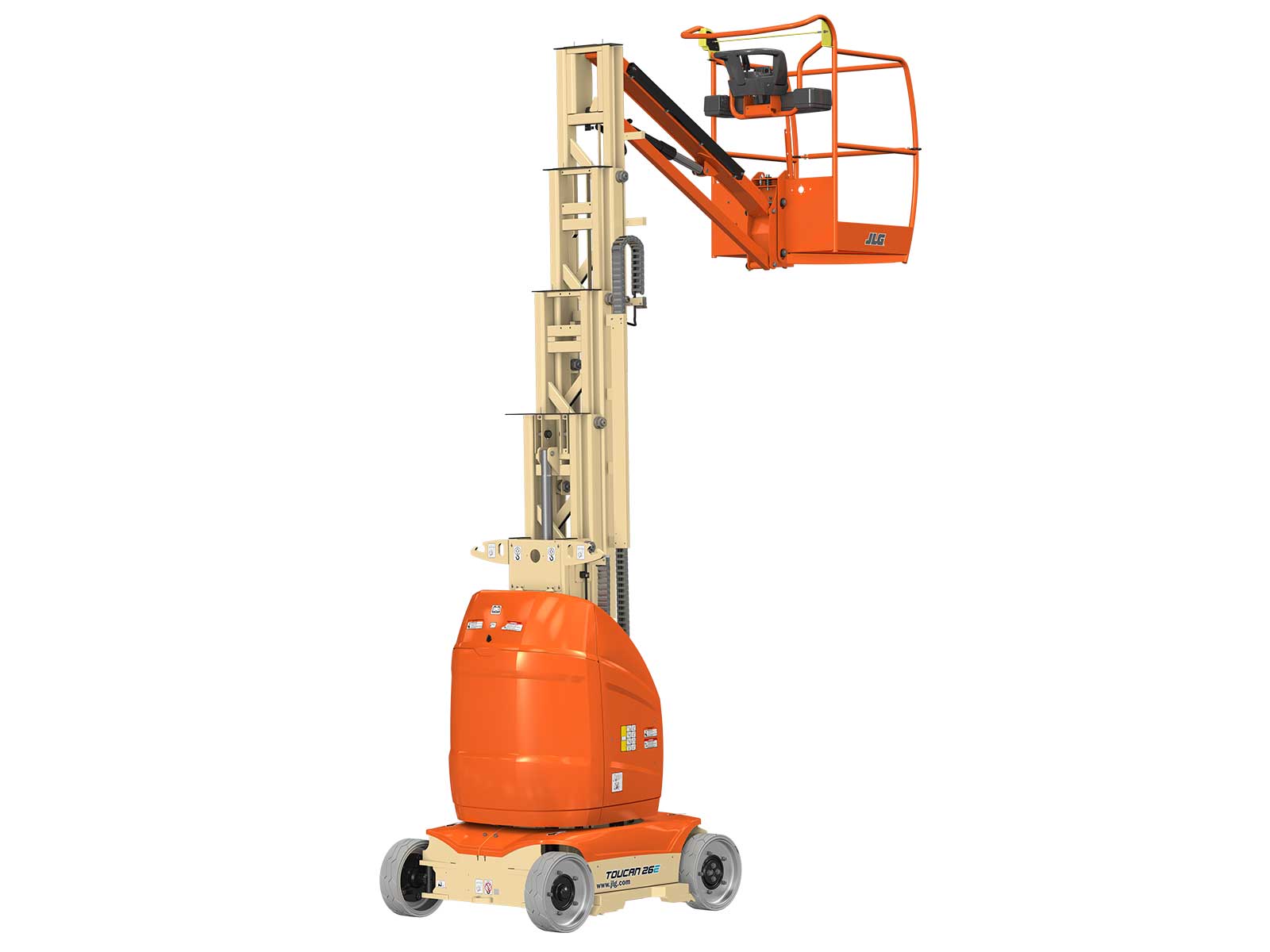 JLG T26E Toucan Mast Boom Lift For Sale or Rent