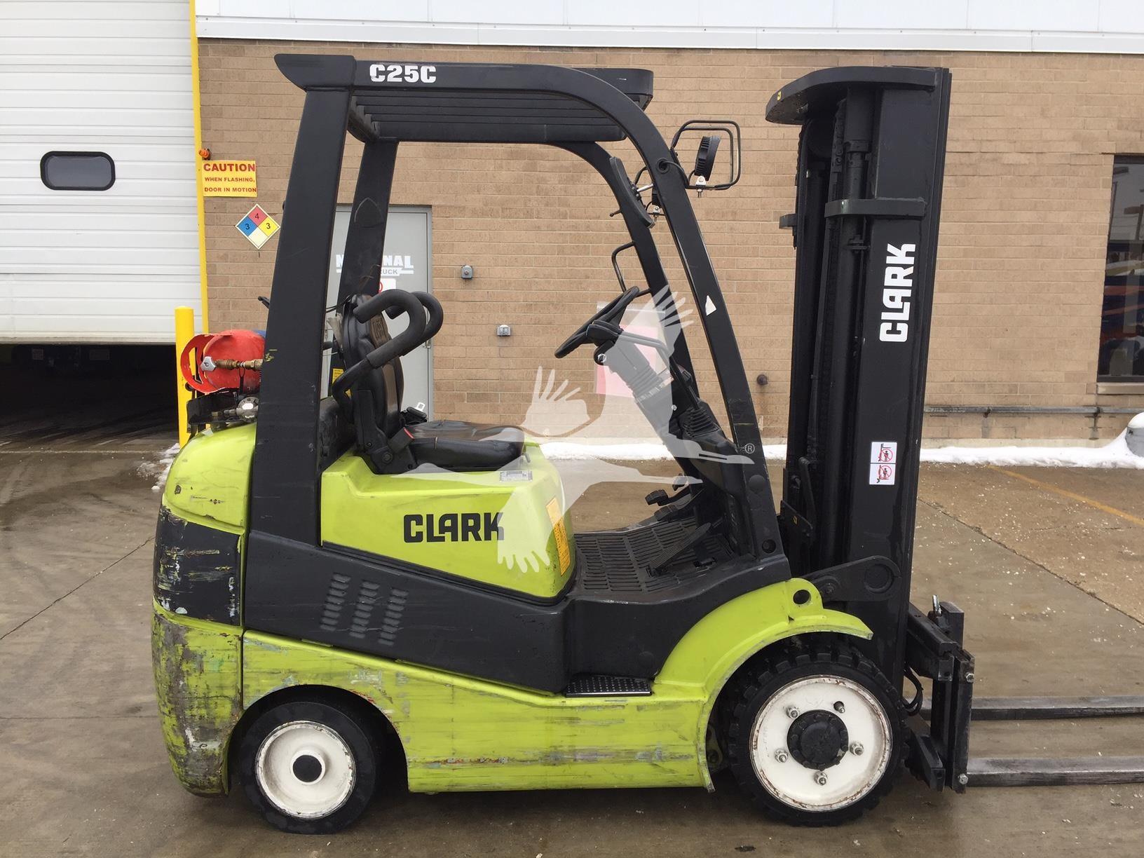 2008 CLARK C25CL FORKLIFT For Sale or Rent