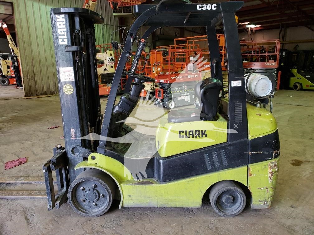 2014 CLARK C30CL FORKLIFT For Sale or Rent