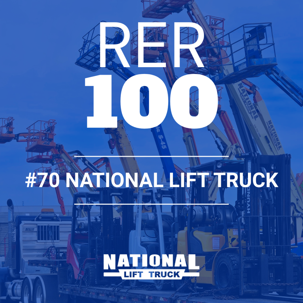 National Lift Truck Ranked #70 in RER Top 100 Rental Companies ...